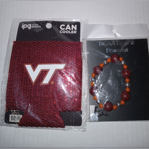 Source Unknown | Jewelry | New Bundle Of Virginia Tech Items Can Cooler ...
